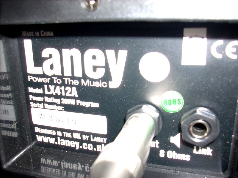 Ayuda conectar cabezal LANEY con pantalla a mesa : Amplificadores ...