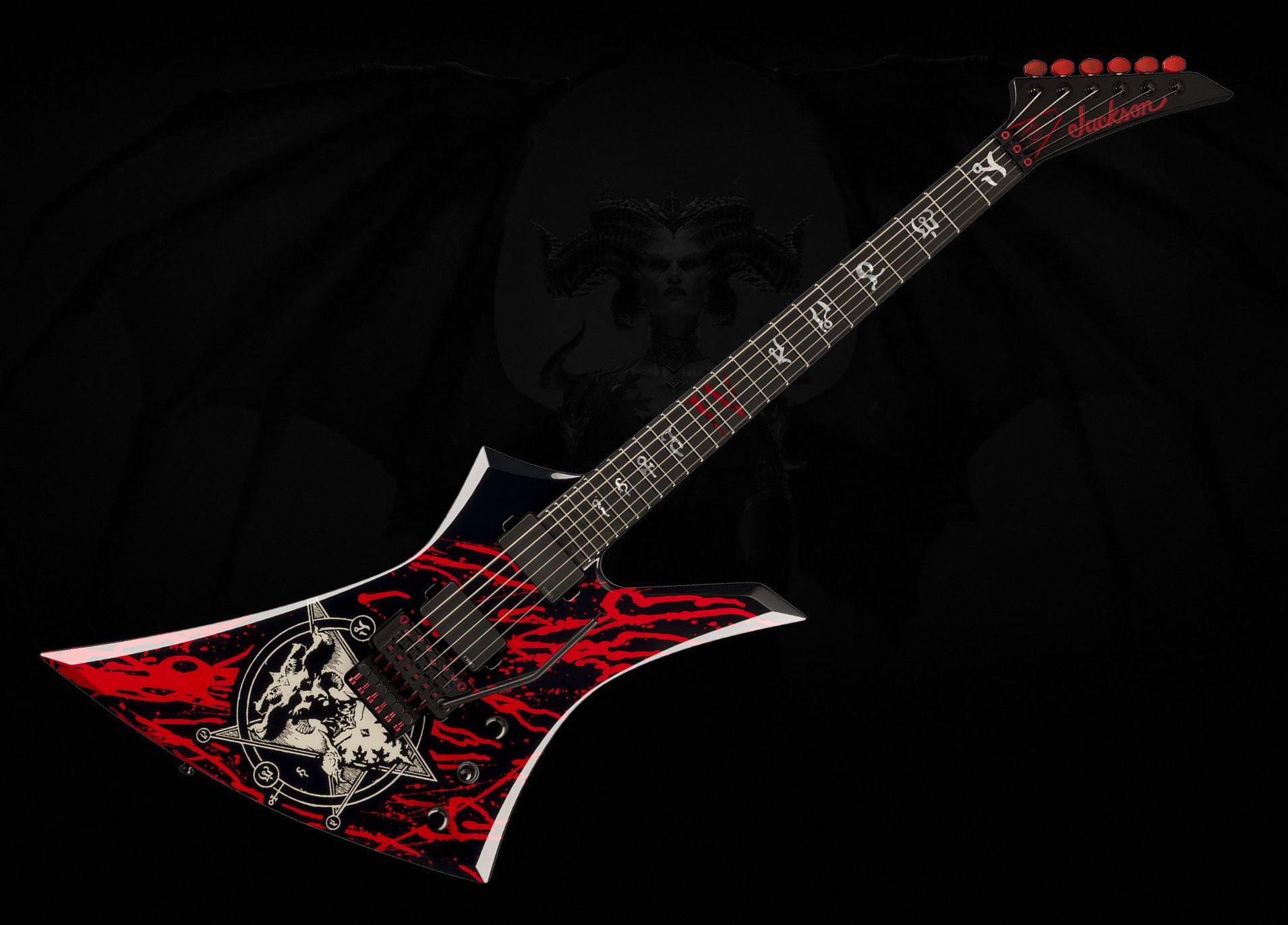 Jackson Custom Shop Diablo IV Special Edition Kelly para celebrar el ...