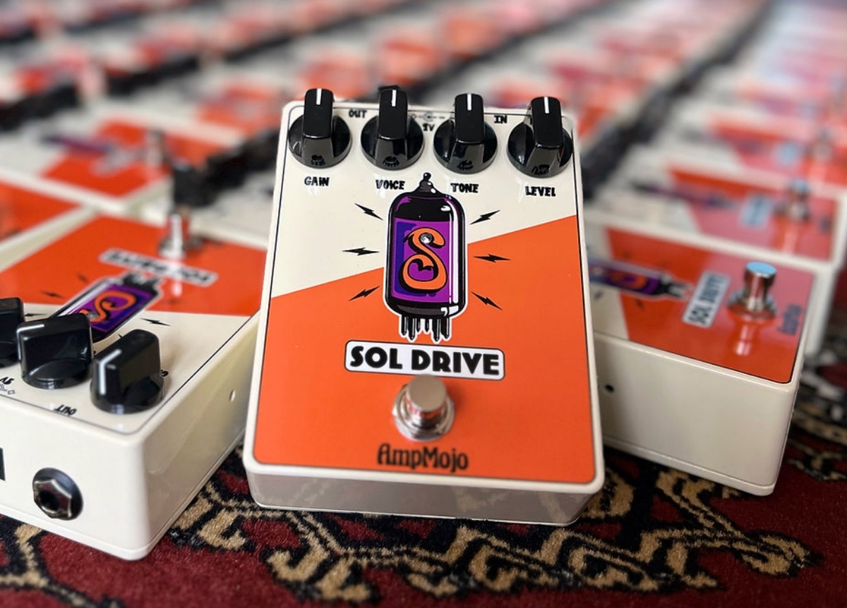 Sol Drive, el primer pedal de la compañía AmpMojo es un overdrive ...