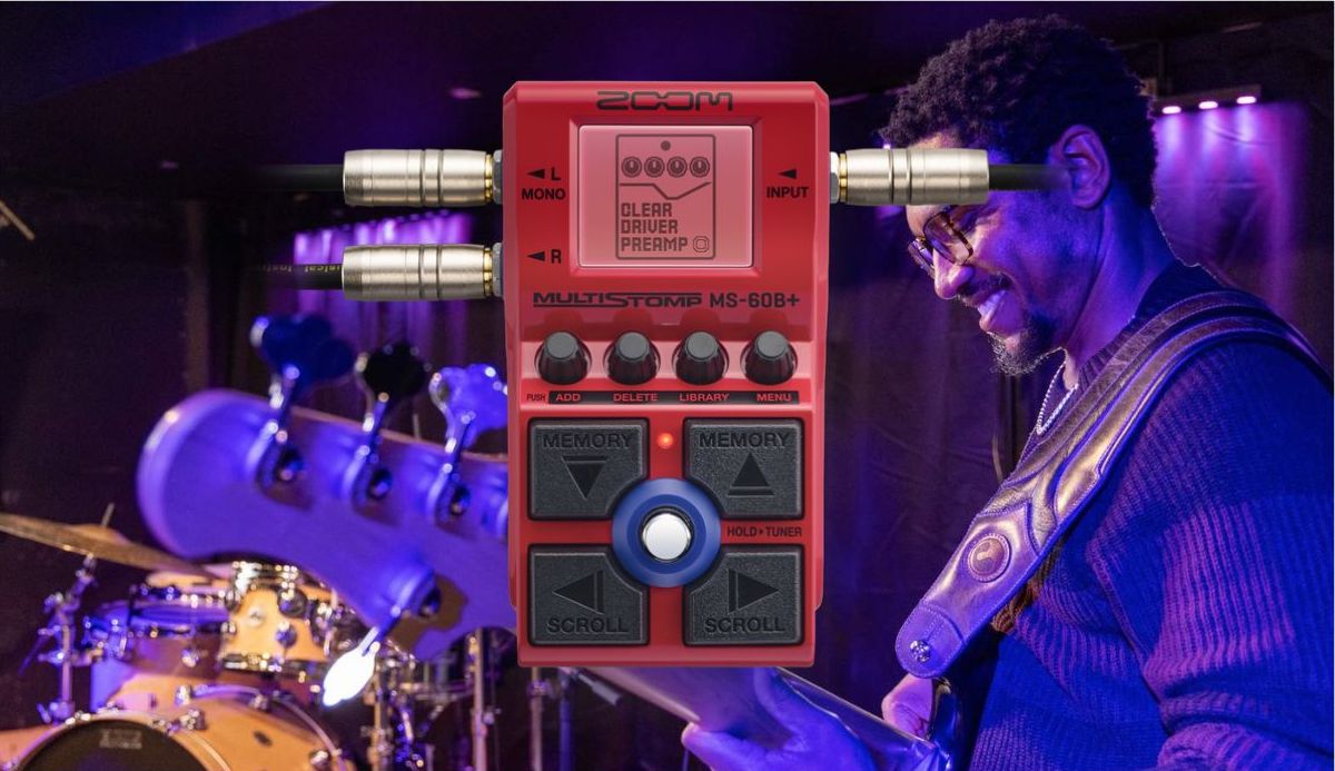 Zoom Multi Stomp MS-60B+, actualización del multiefectos para bajo con ...