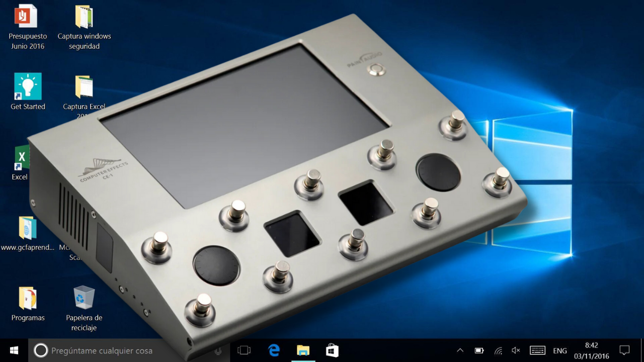 Paint Audio CE1, la pedalera con Windows que debería poder cargar ...