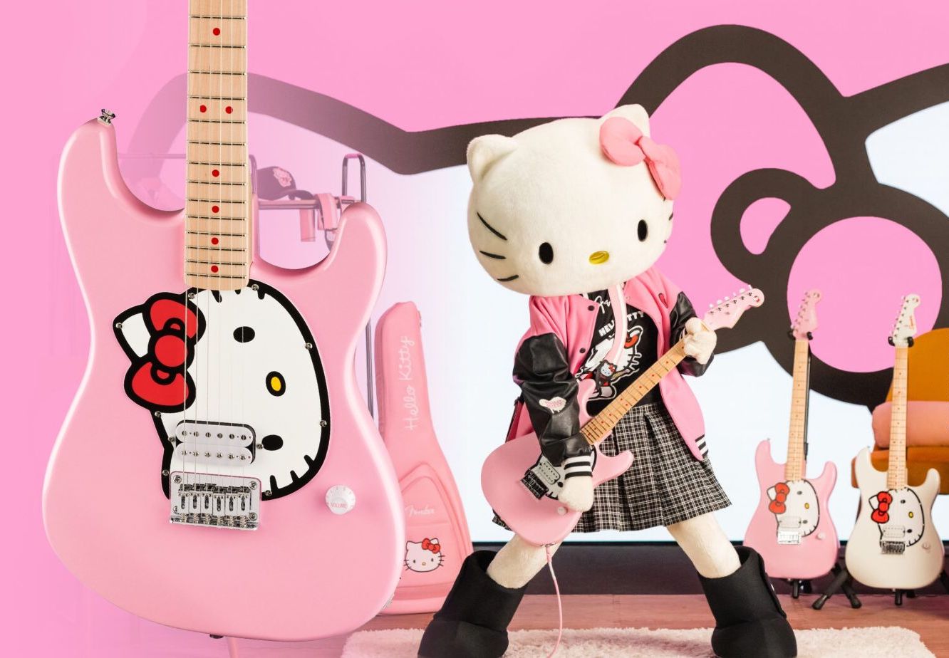 Fender reedita la Squier Hello Kitty Strat con fuzz a juego para ...
