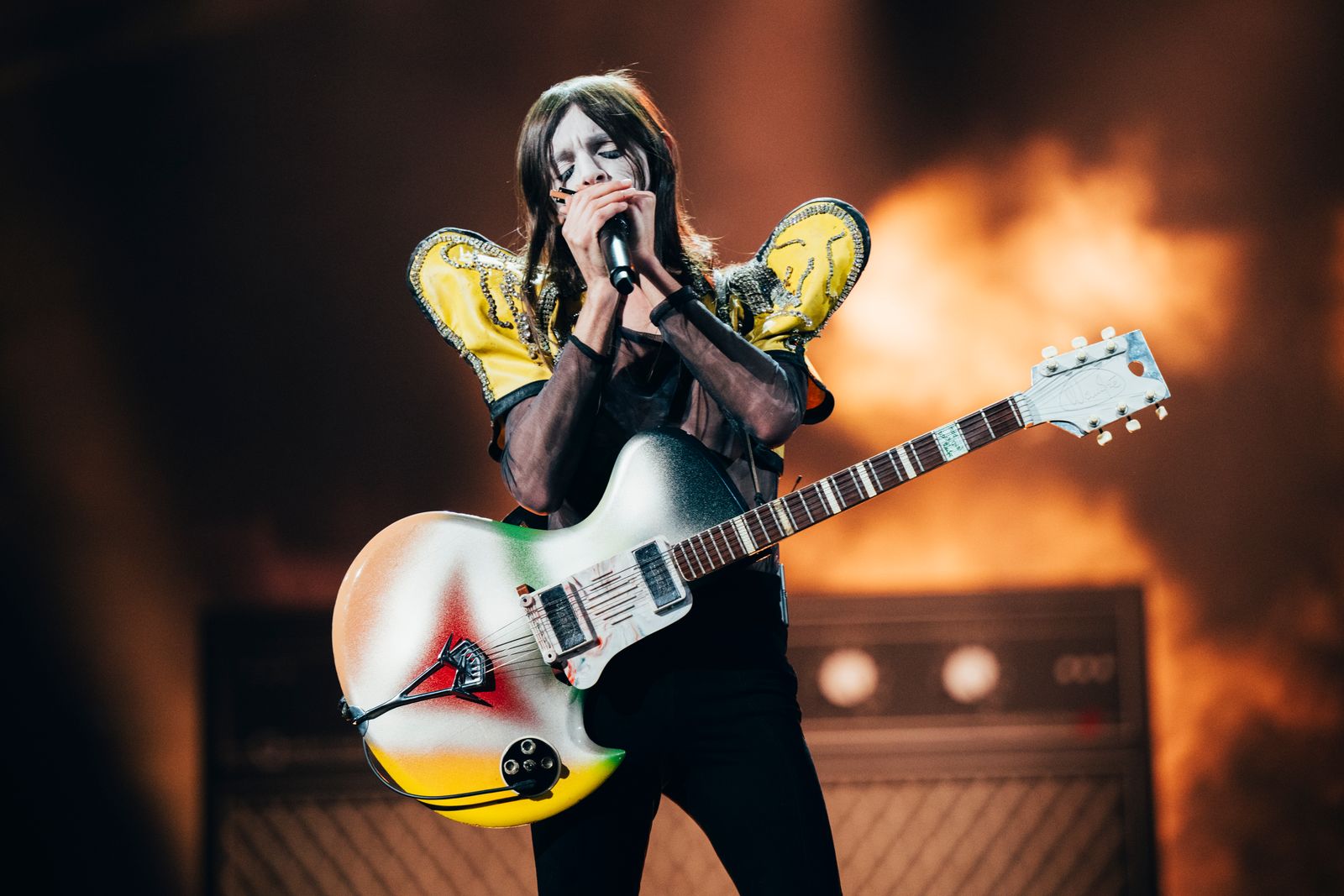 La inusual guitarra del representante italiano en Eurovisión 2025: la ...