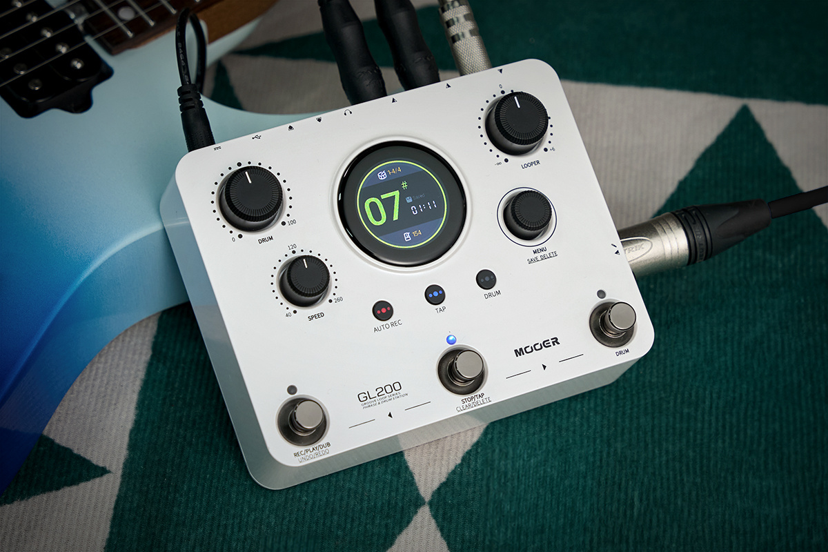 Mooer GL200 Groove Loop: looper estéreo y caja de ritmos con pantalla ...