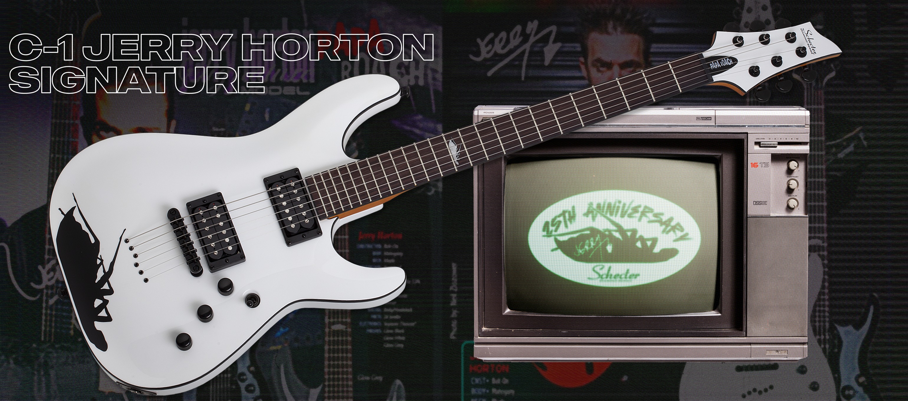 La Schecter C-1 Jerry Horton 25th Anniversary conmemora los 25 años del ...