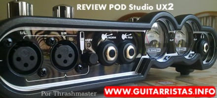 Review POD Studio UX2 | Guitarristas