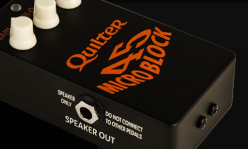 Quilter Micro Block, una potencia de 45W en el tamaño de un pedal ...