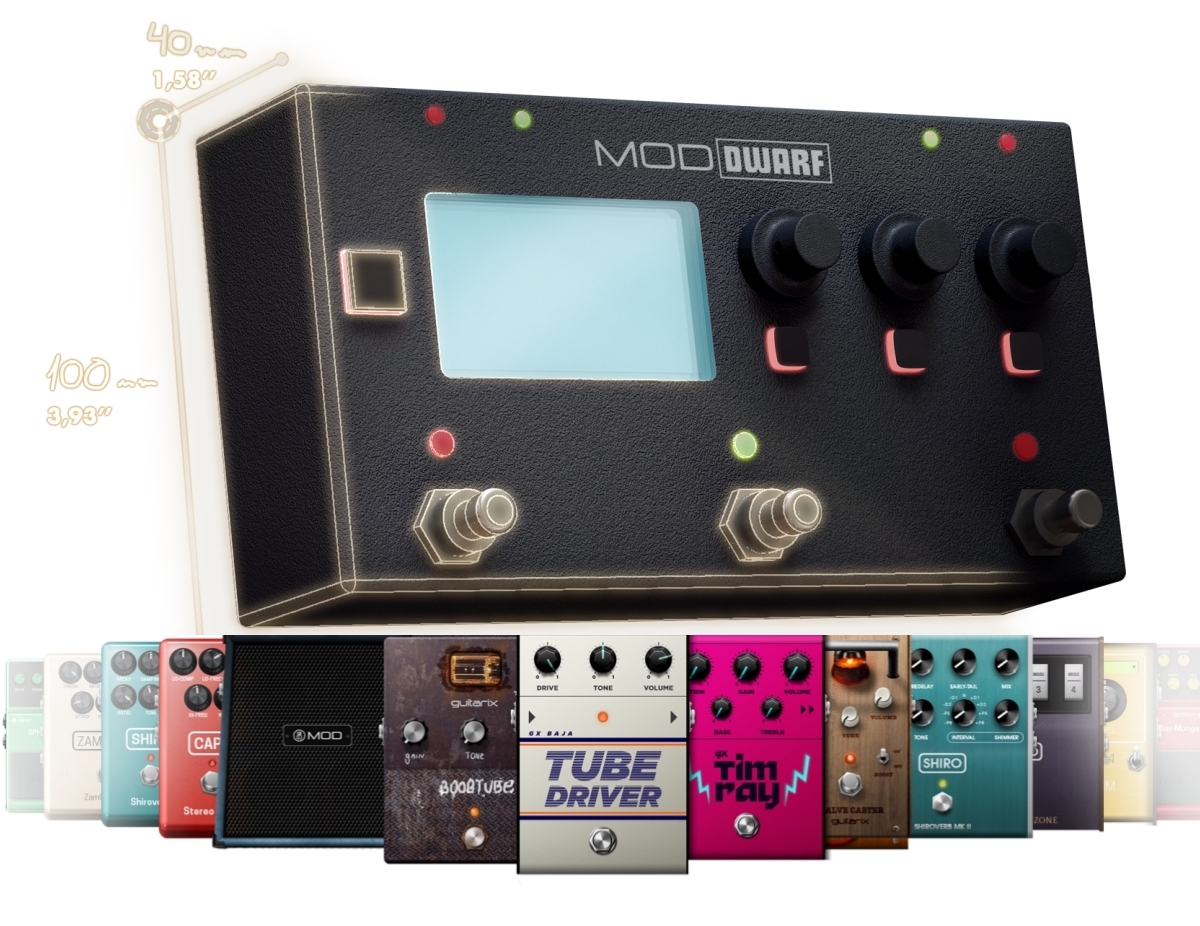 MOD Devices Dwarf, un nuevo multiefectos de código abierto con cientos ...